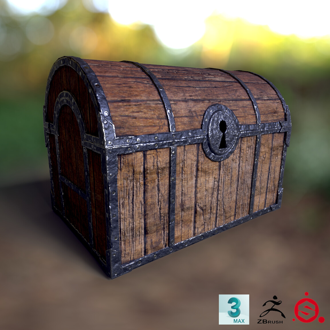 ArtStation - Chest - Medieval props