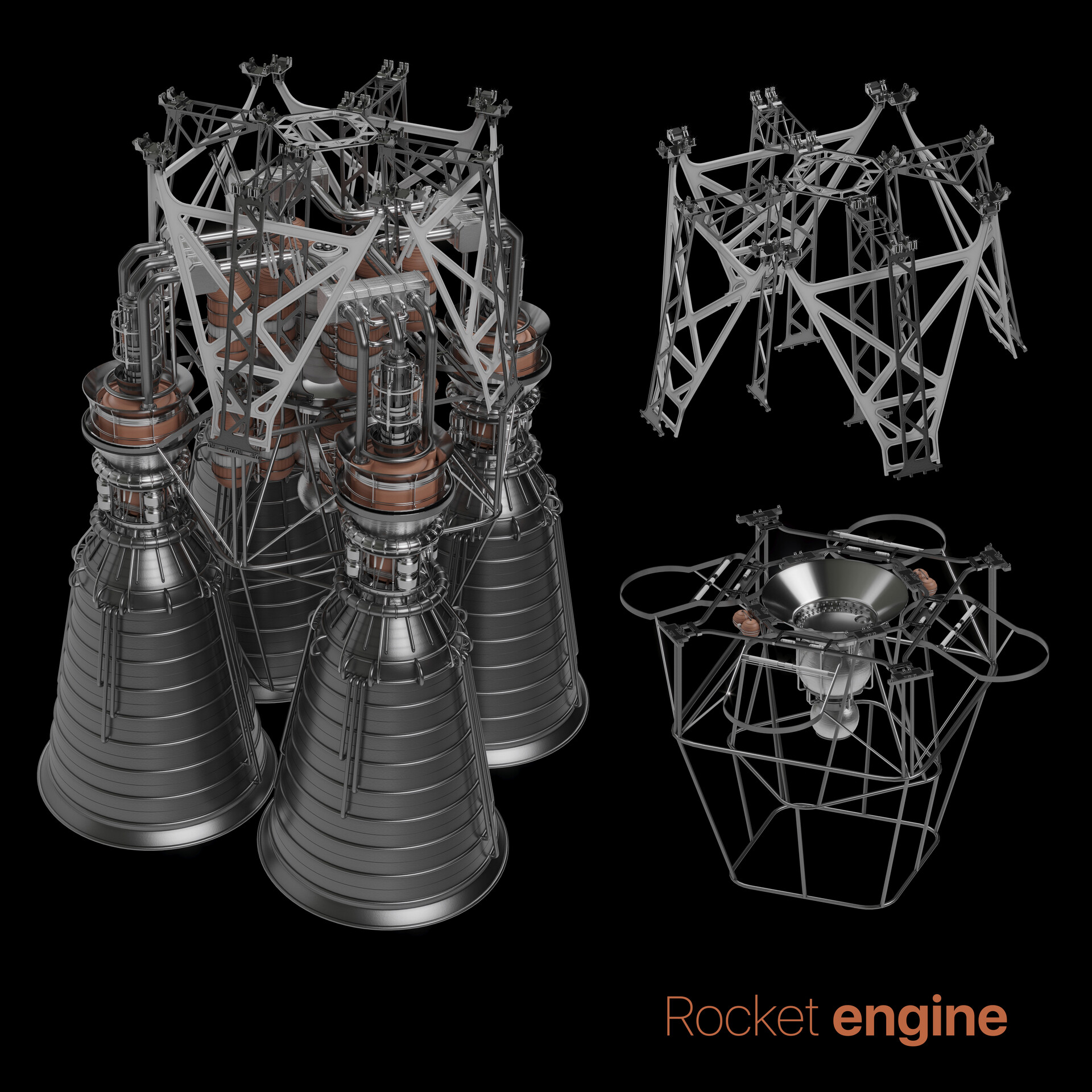 ArtStation - ROCKET ENGINE 002