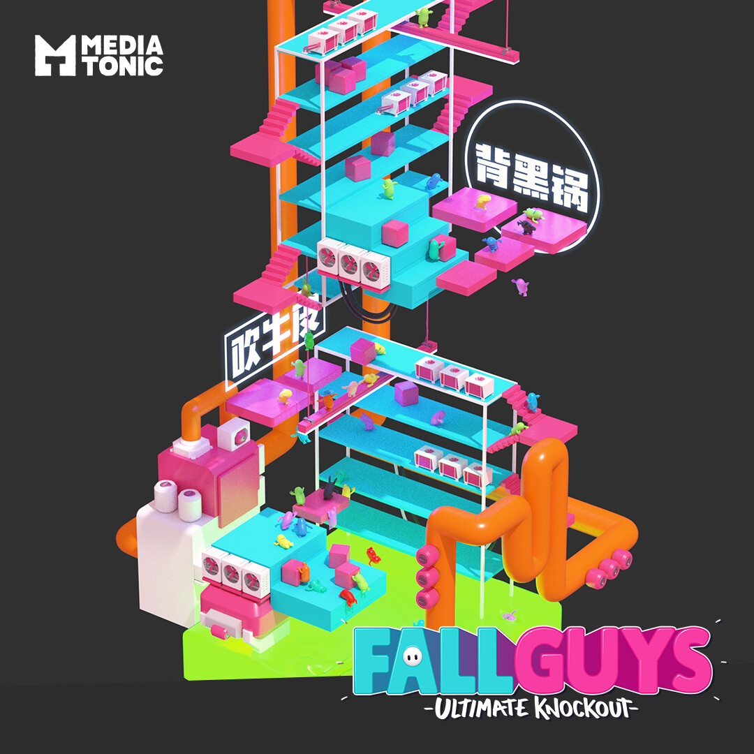 ArtStation - Fall Guys - World Design 01