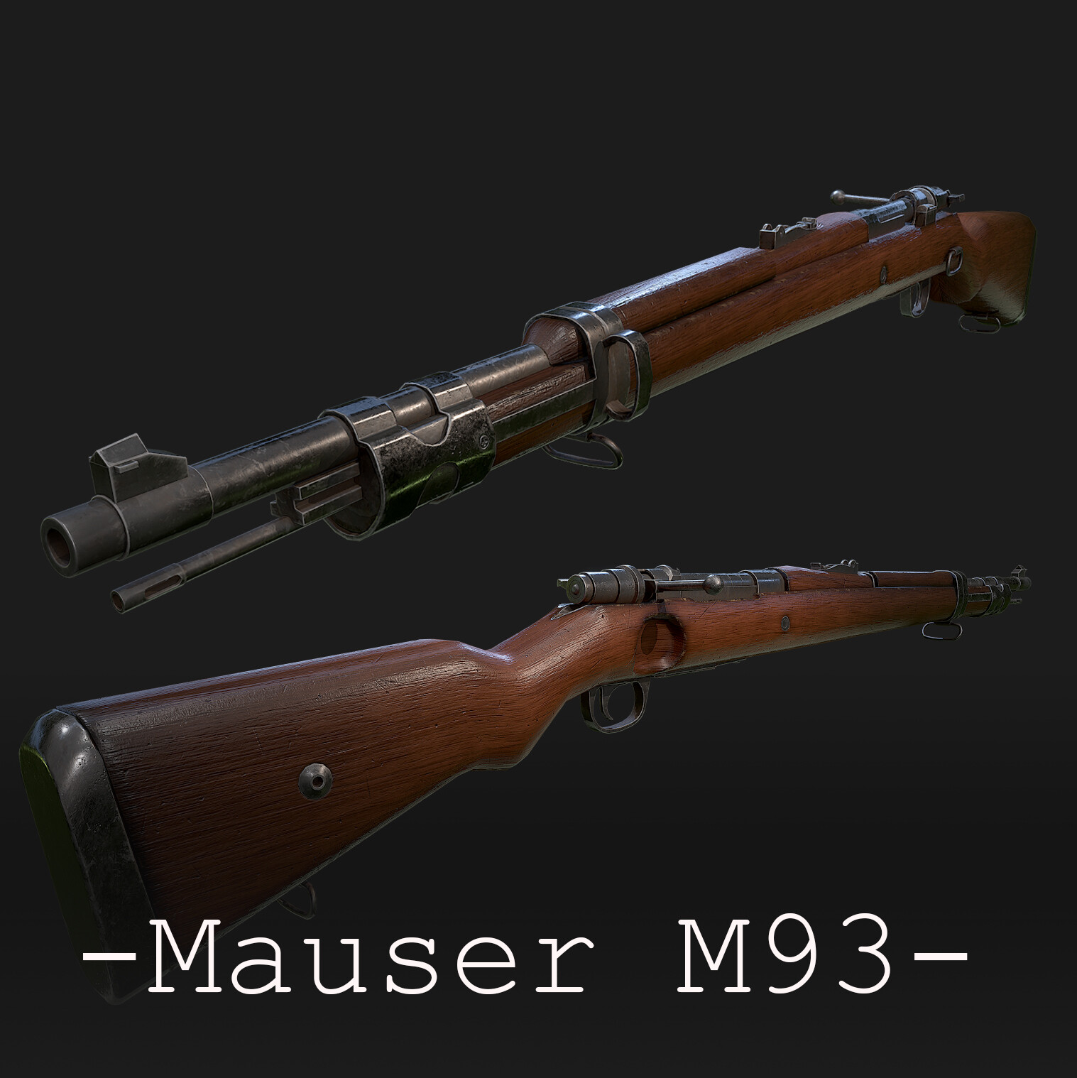 ArtStation - Rifle Mauser M93