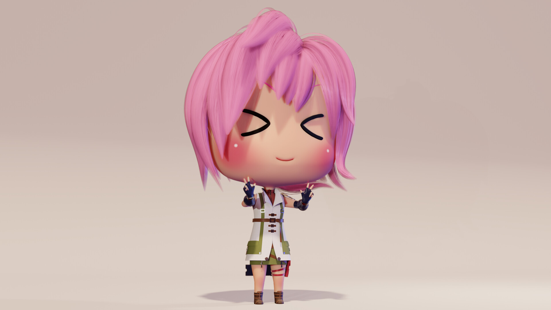 ArtStation - Chibi Lightning - Final Fantasy
