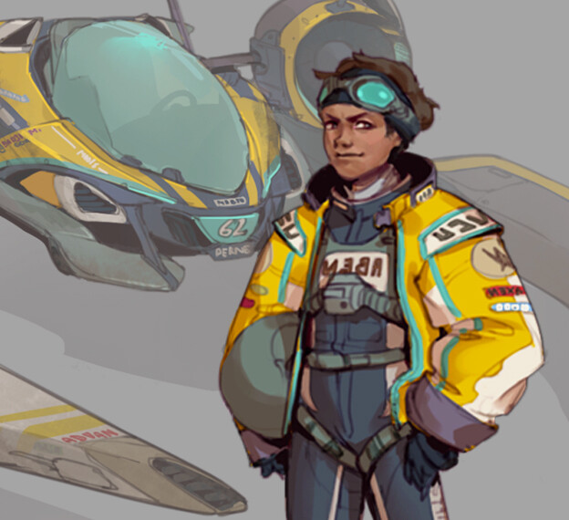 ArtStation - Racing Pod and Character design