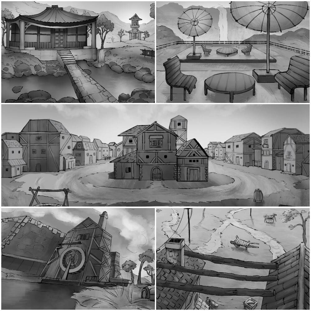 ArtStation - Simple Value Sketches