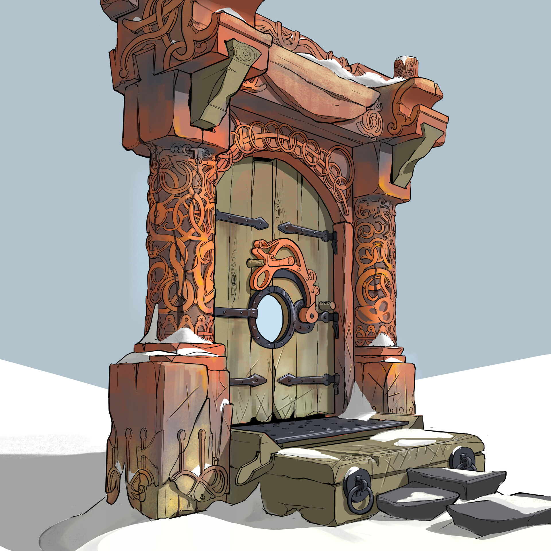 ArtStation - Offredor - Sacrifice door