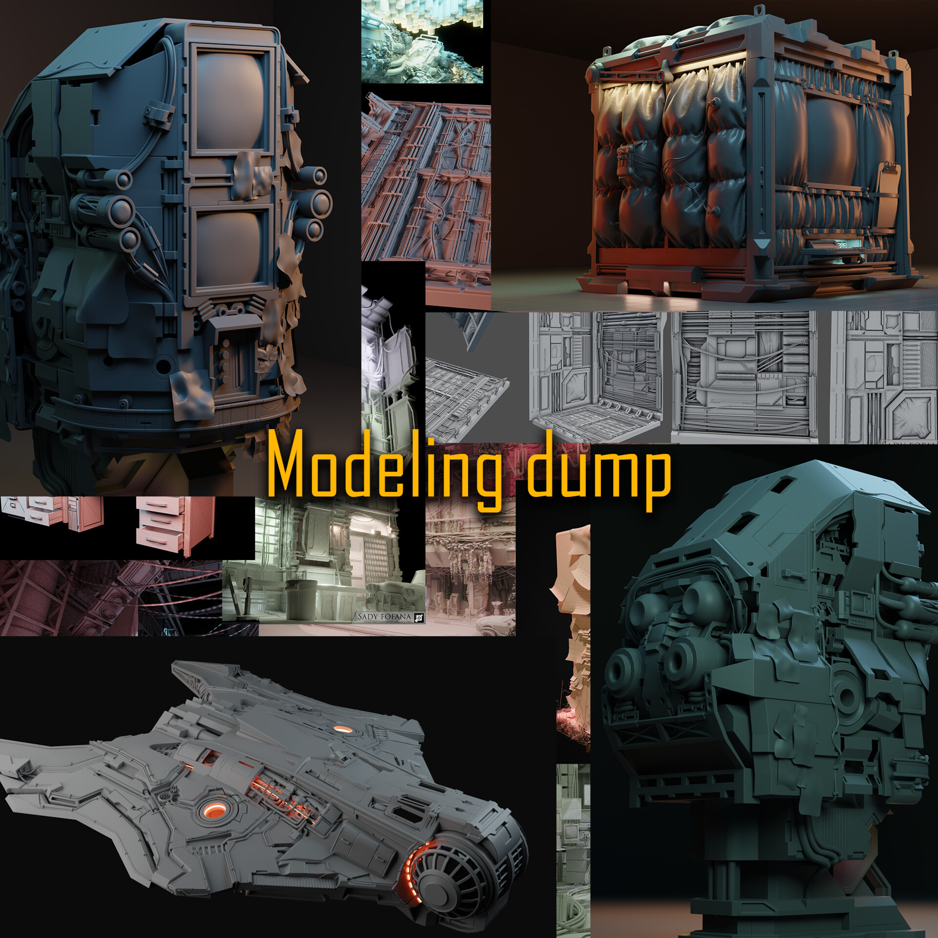 ArtStation - Modeling Dump
