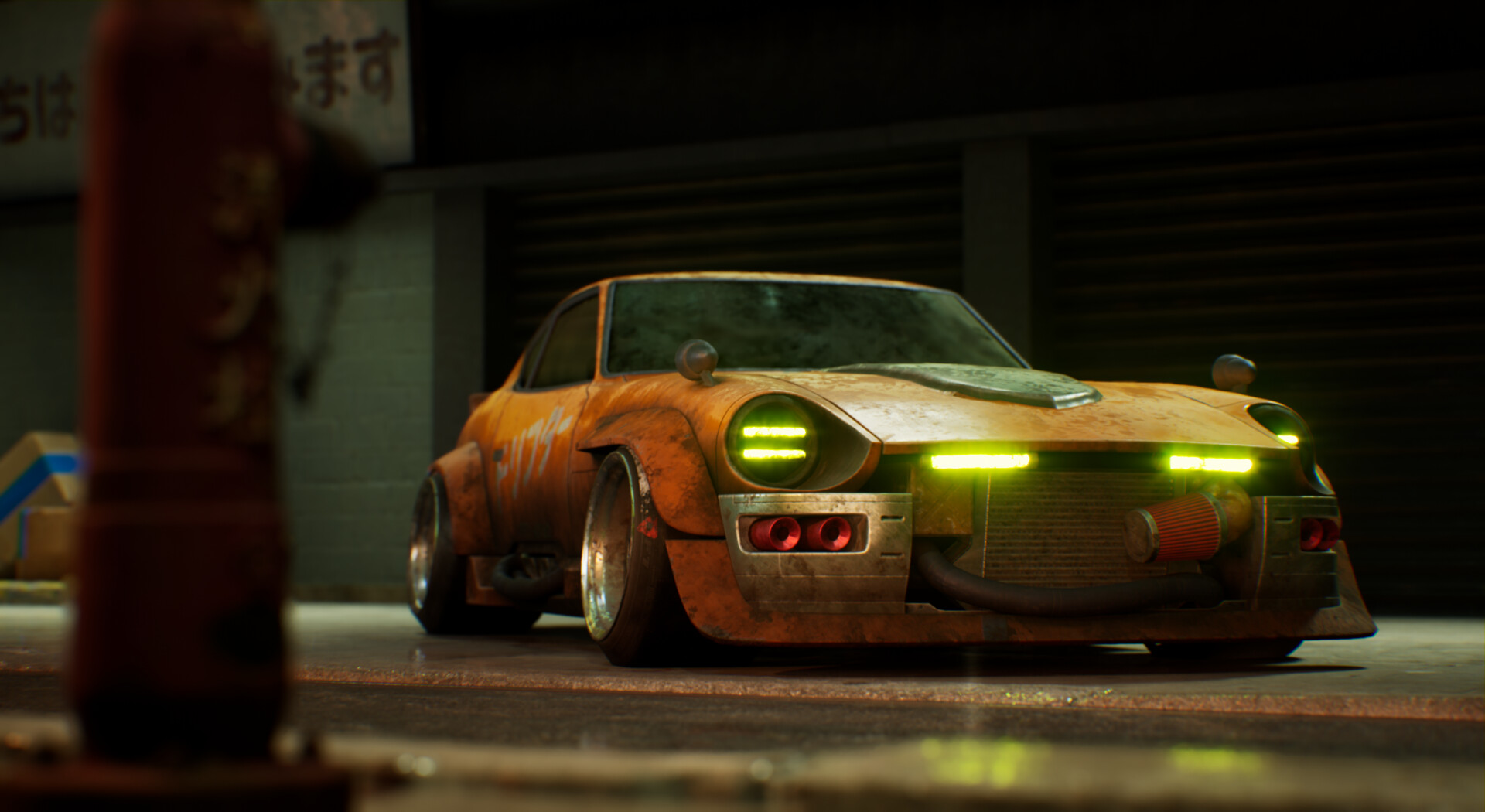 ArtStation - Datsun 240Z - Drifter