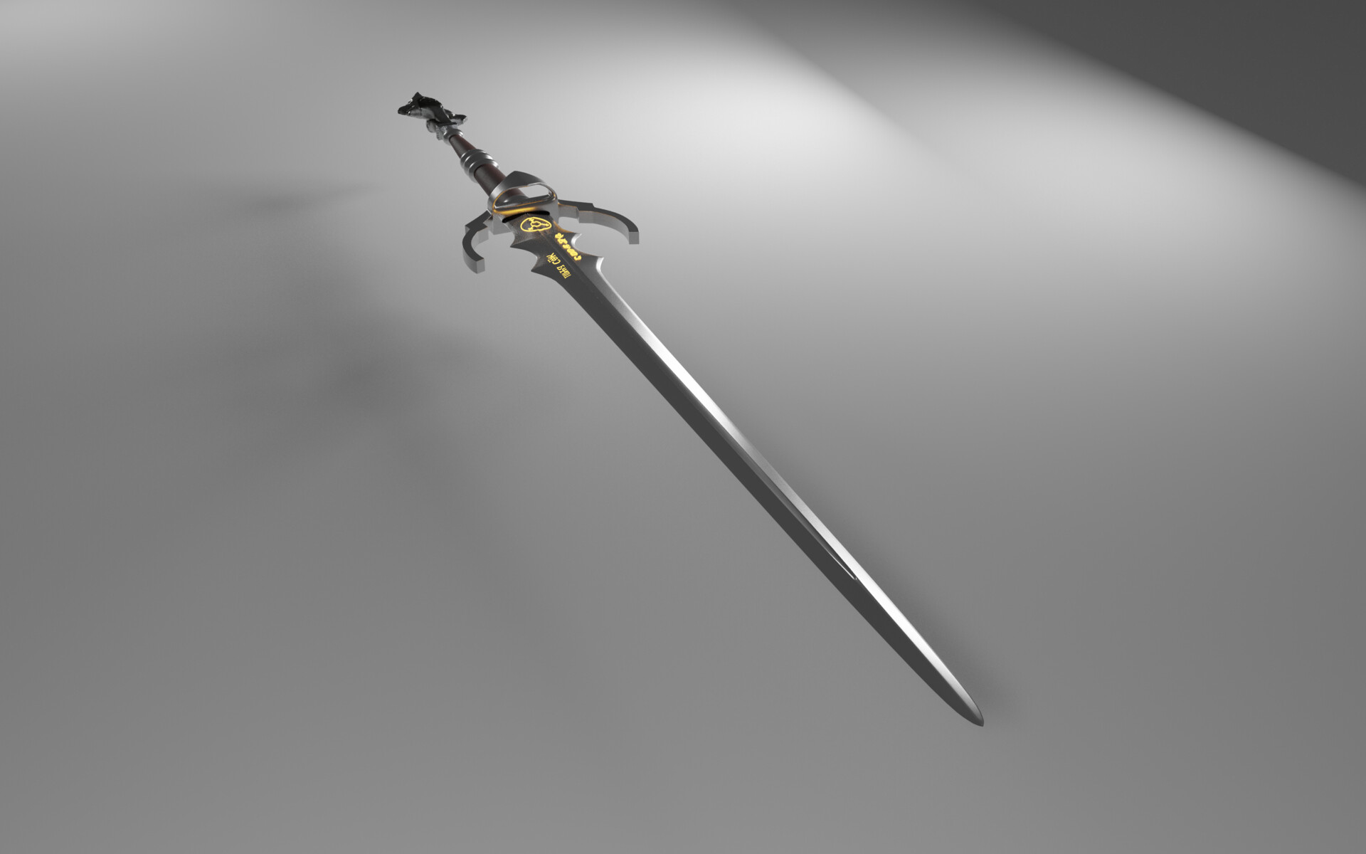 ArtStation - Sword with runes