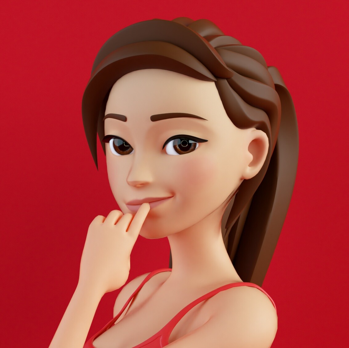 ArtStation - Mia C4D rig - Girl - Female - Animation Ready