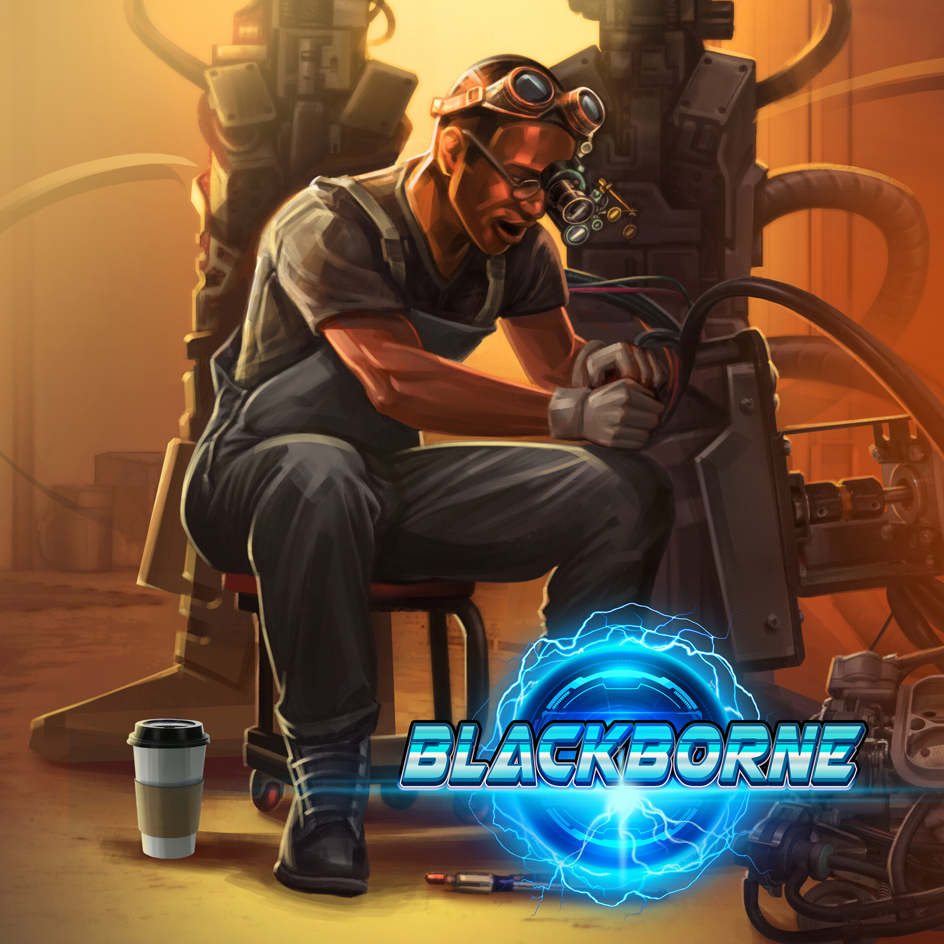 ArtStation - Saxe - The Cyborg Mechanic