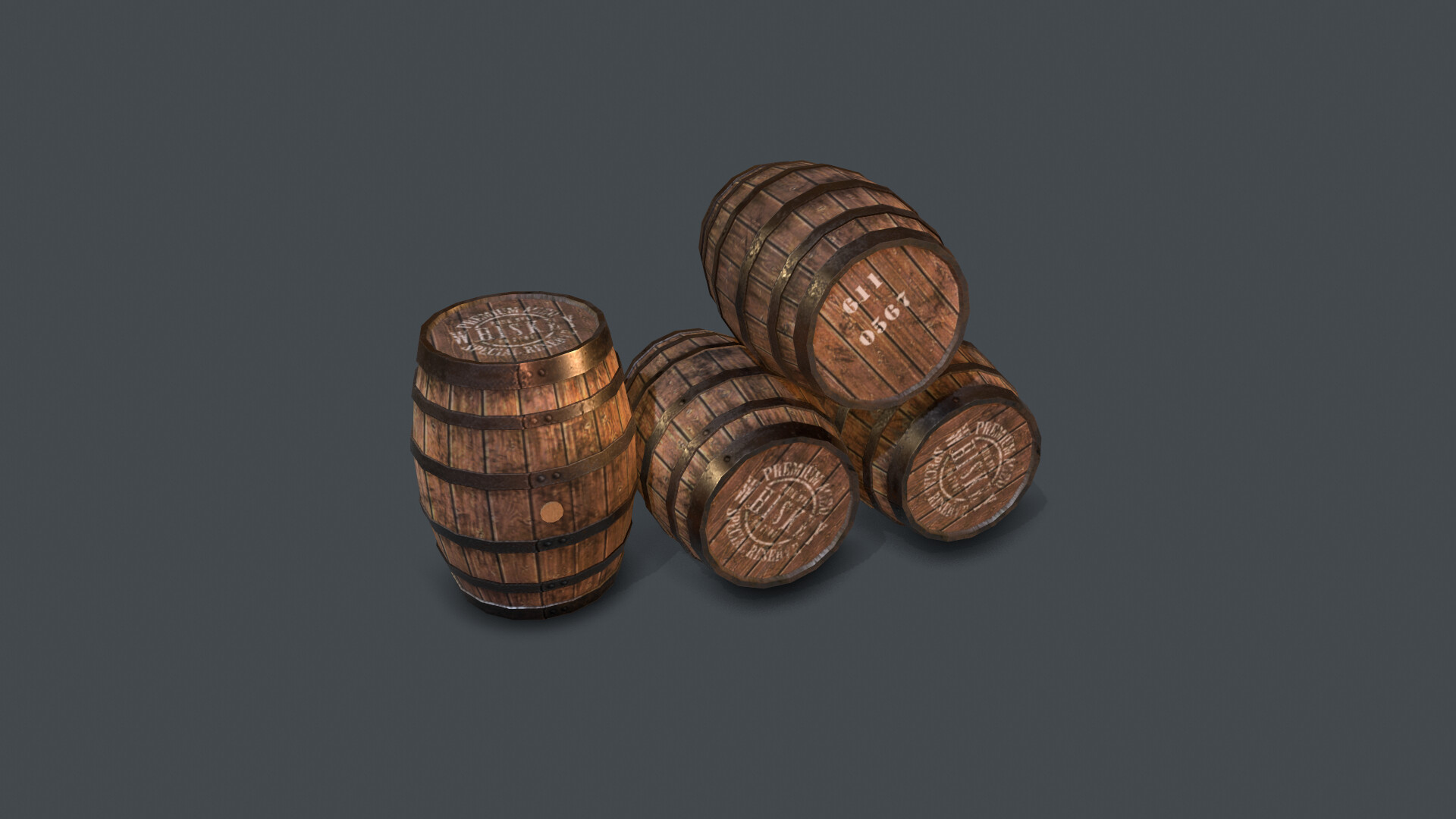 ArtStation - Whiskey Barrel