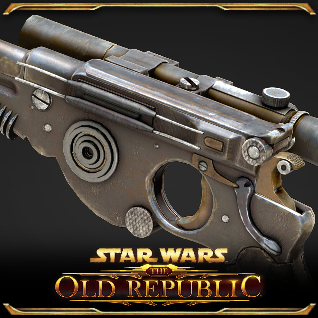 ArtStation - Star Wars: The Old Republic - Payday Blaster Pistol