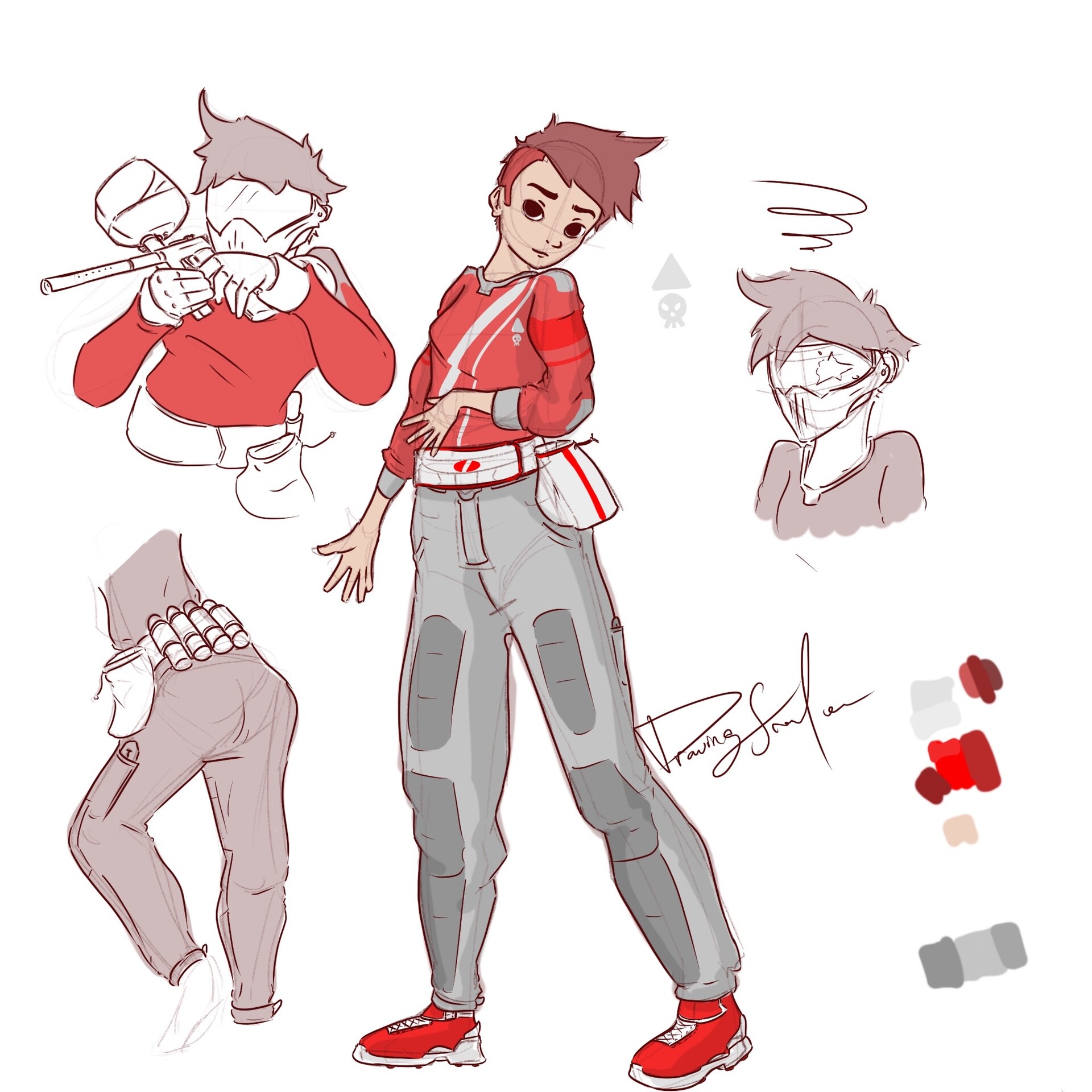 ArtStation - "Ace" Character Concept