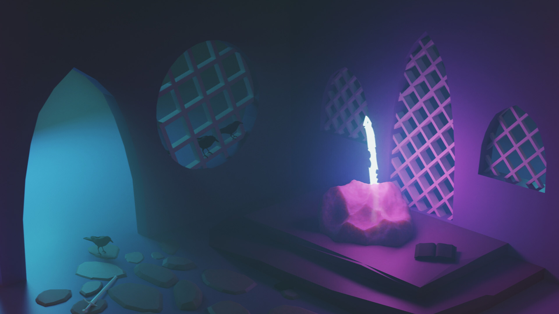 ArtStation - My first 3d scene