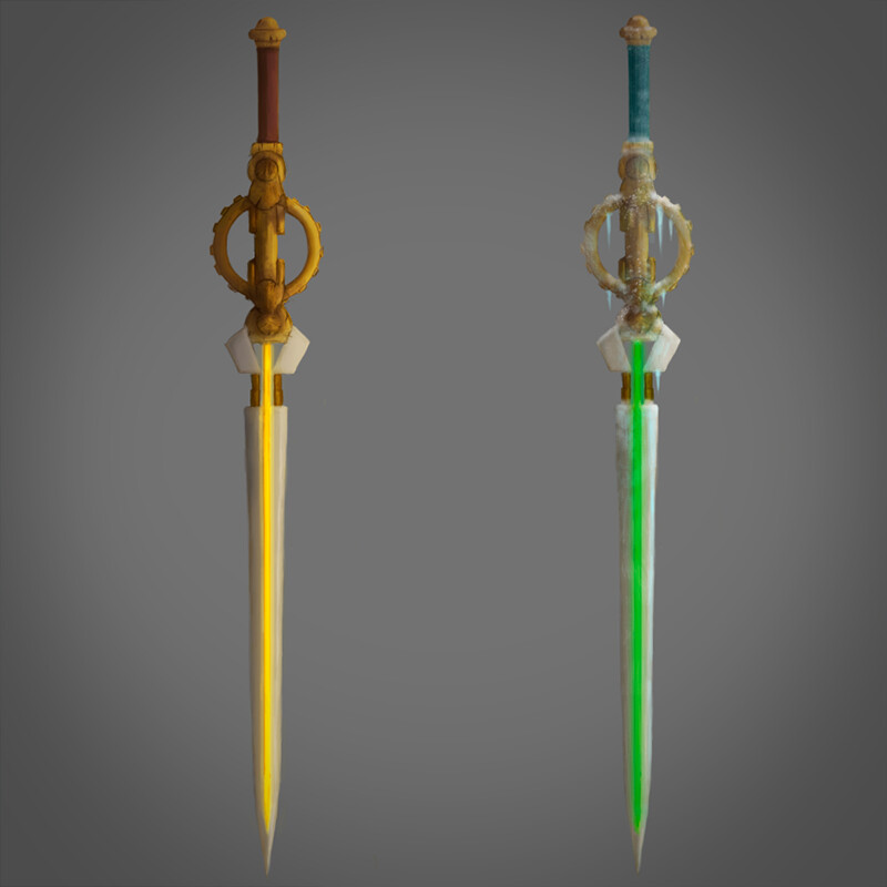 ArtStation - Steampunk Swords Concept Art