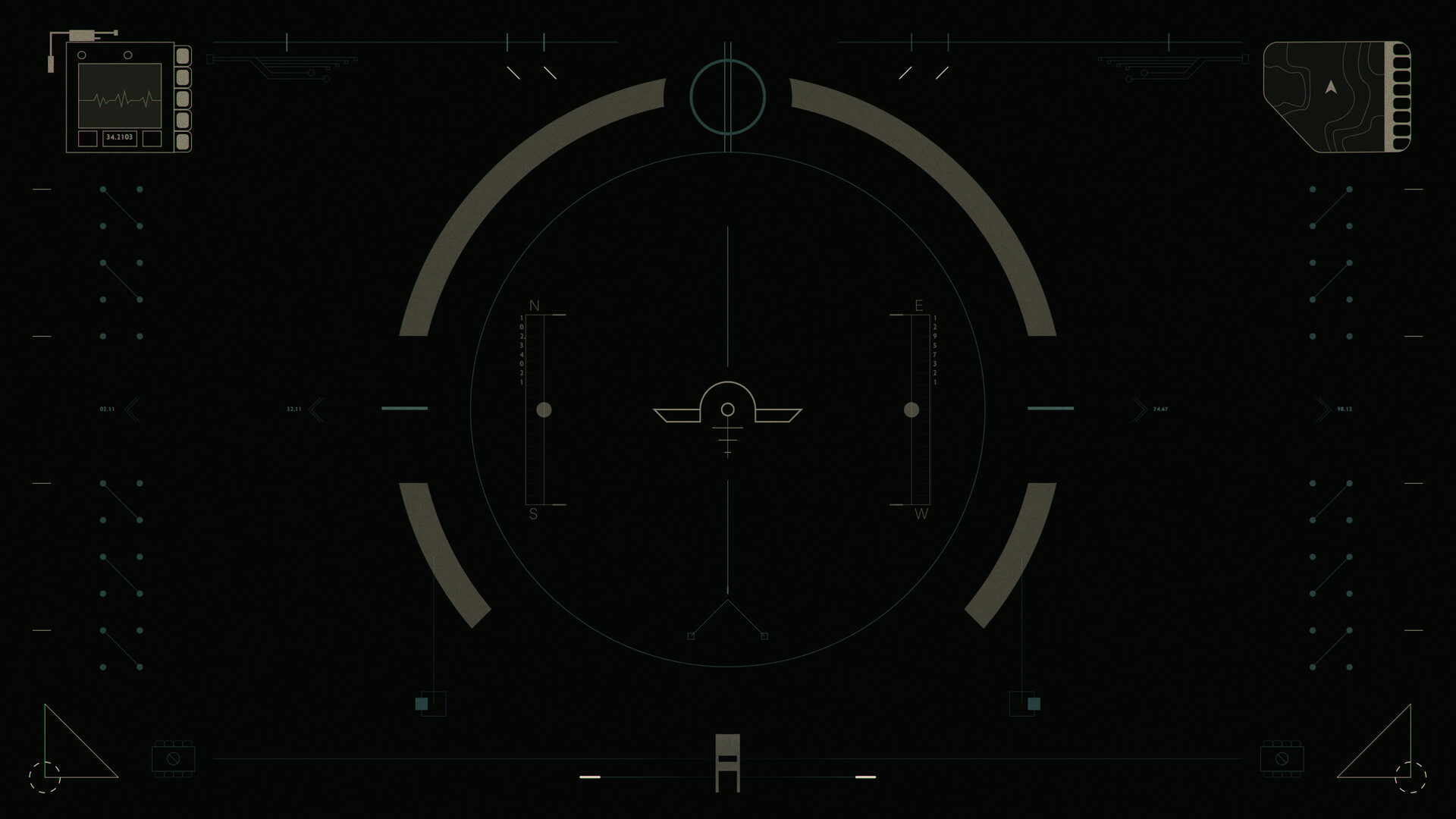 ArtStation - Air combat game HUD - V1
