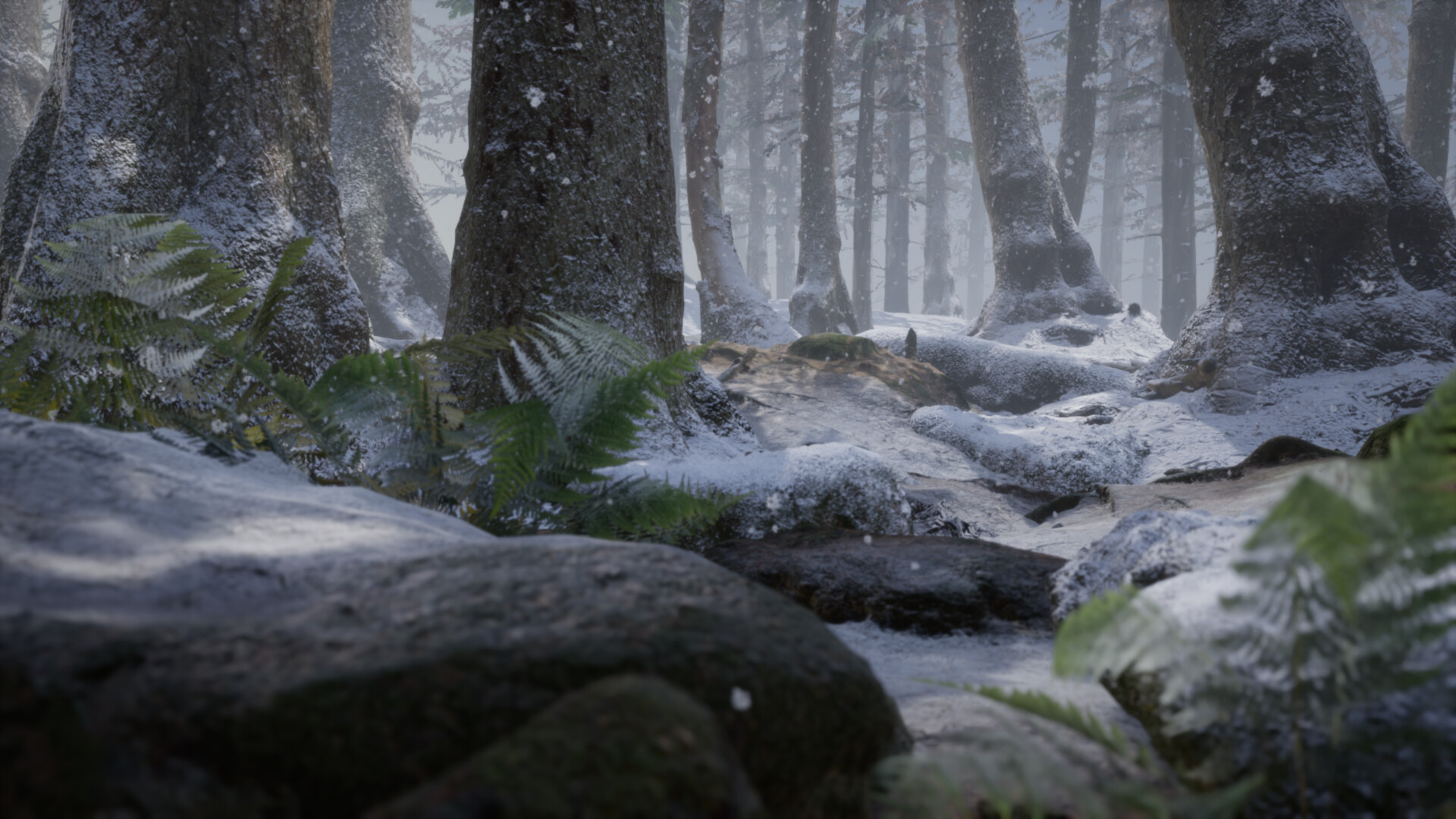 ArtStation - Unreal Engine - Dynamic Snow Material