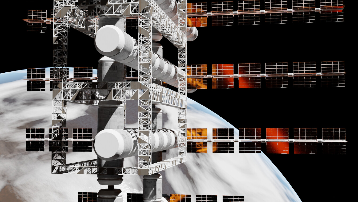 ArtStation - space practice