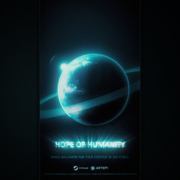 ArtStation - POSTER PRODUCT - [DLC Hope of Humanity: Digital Wallpaper ...