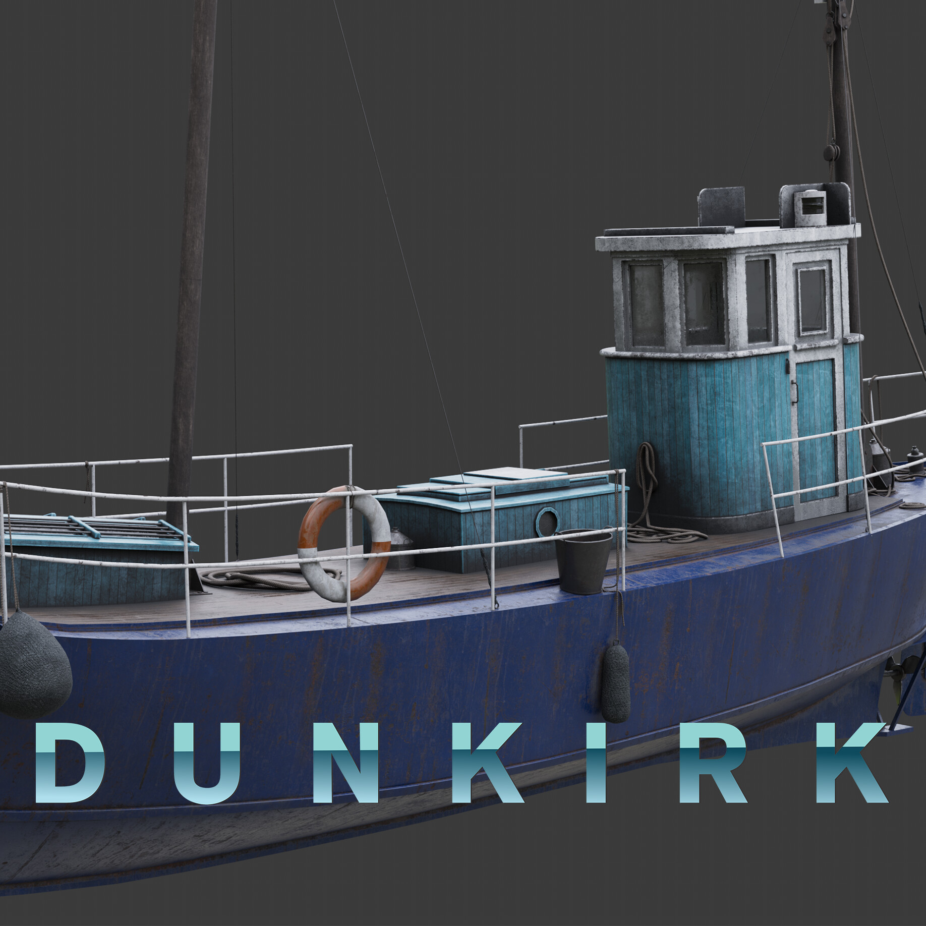 ArtStation - Dunkirk | Trawler DigiDouble