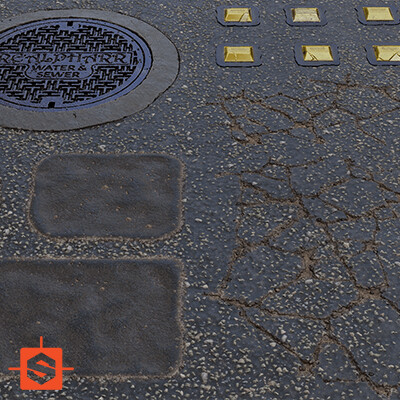 ArtStation - Road Decals