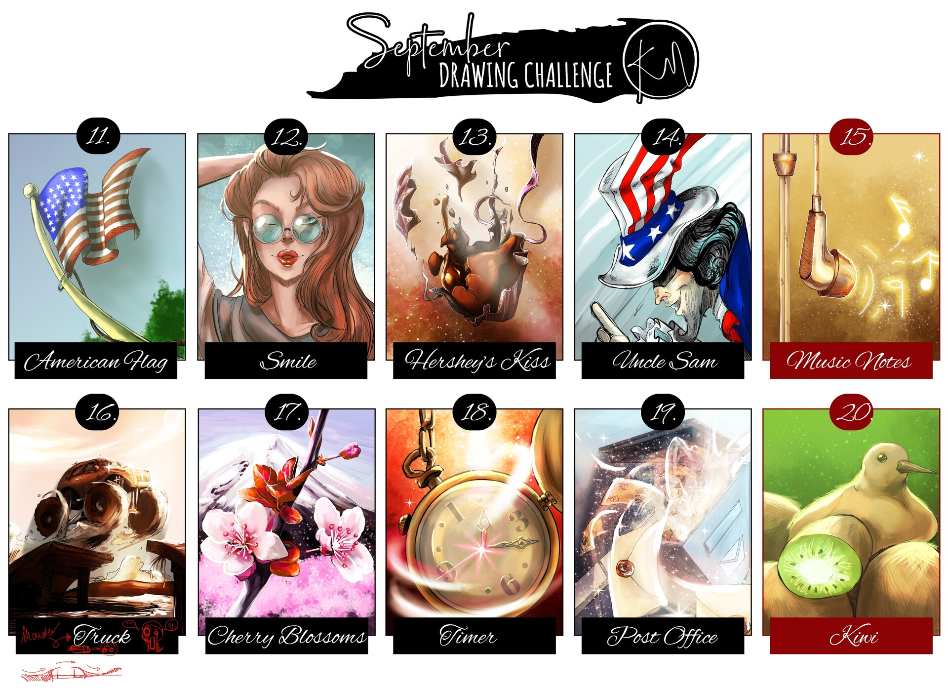 ArtStation - September Drawing Challenge 2020