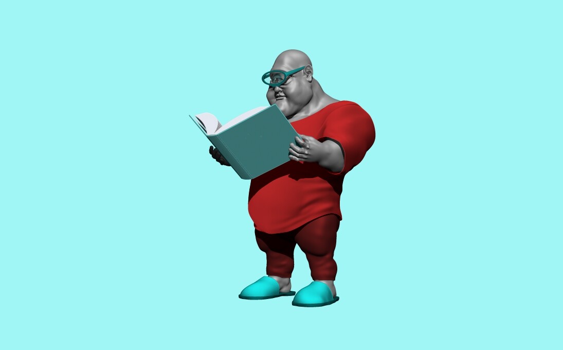 ArtStation - Cyclop on weekend. Character design