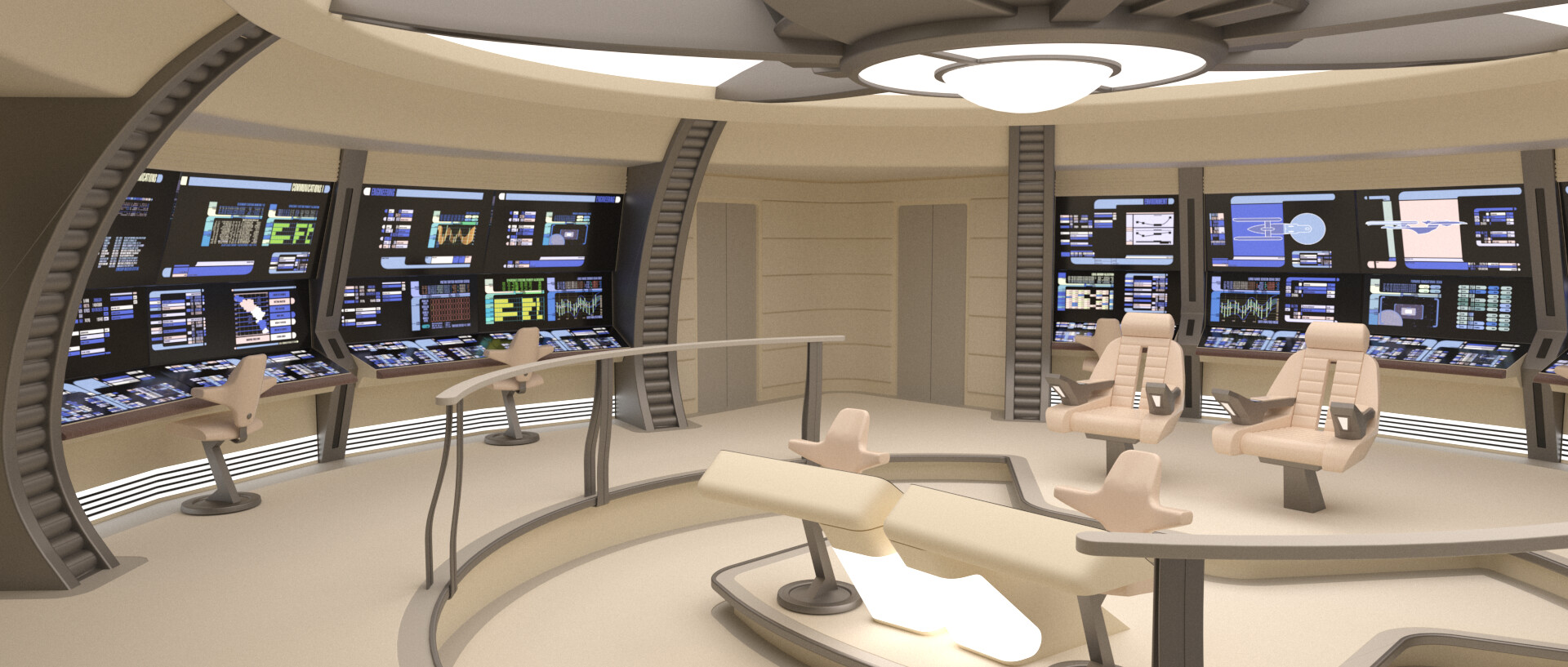 ArtStation - Star Trek USS Andromeda Bridge