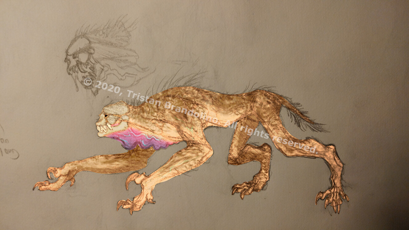 ArtStation - Rough Sketches & Scribbles - Indie Horror game