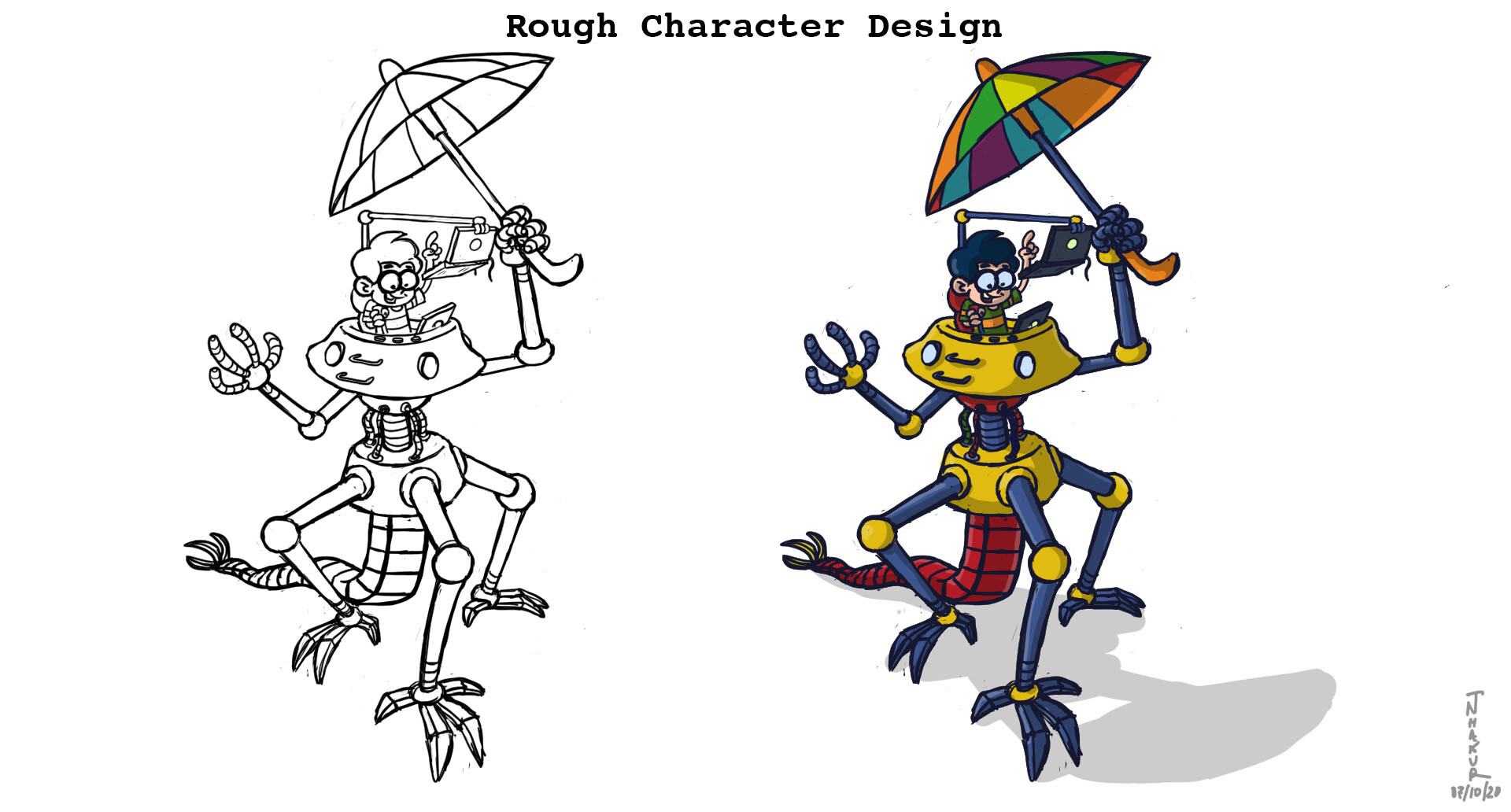 ArtStation - rough character design