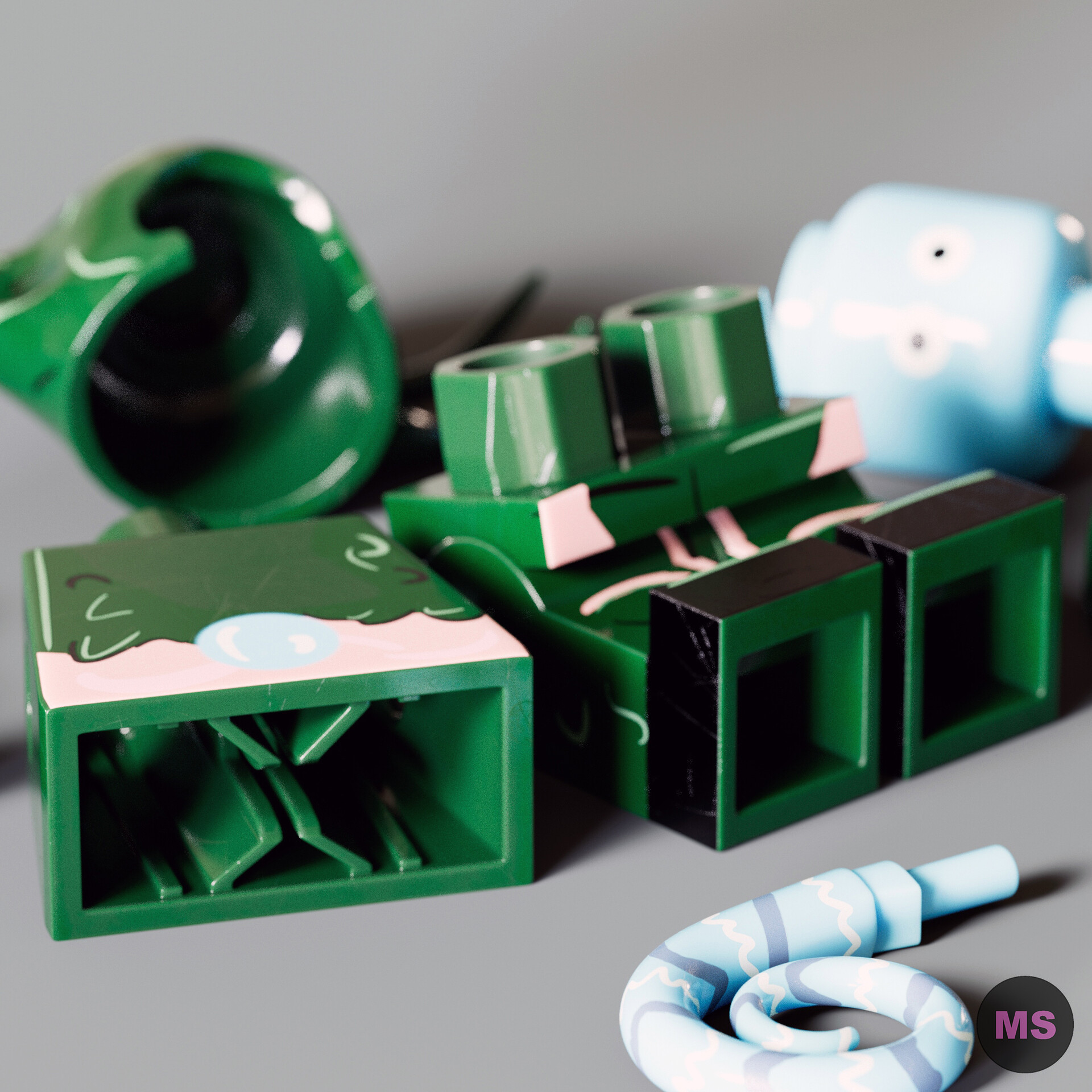 ArtStation - Custom Lego Minifigure - 3d Asset