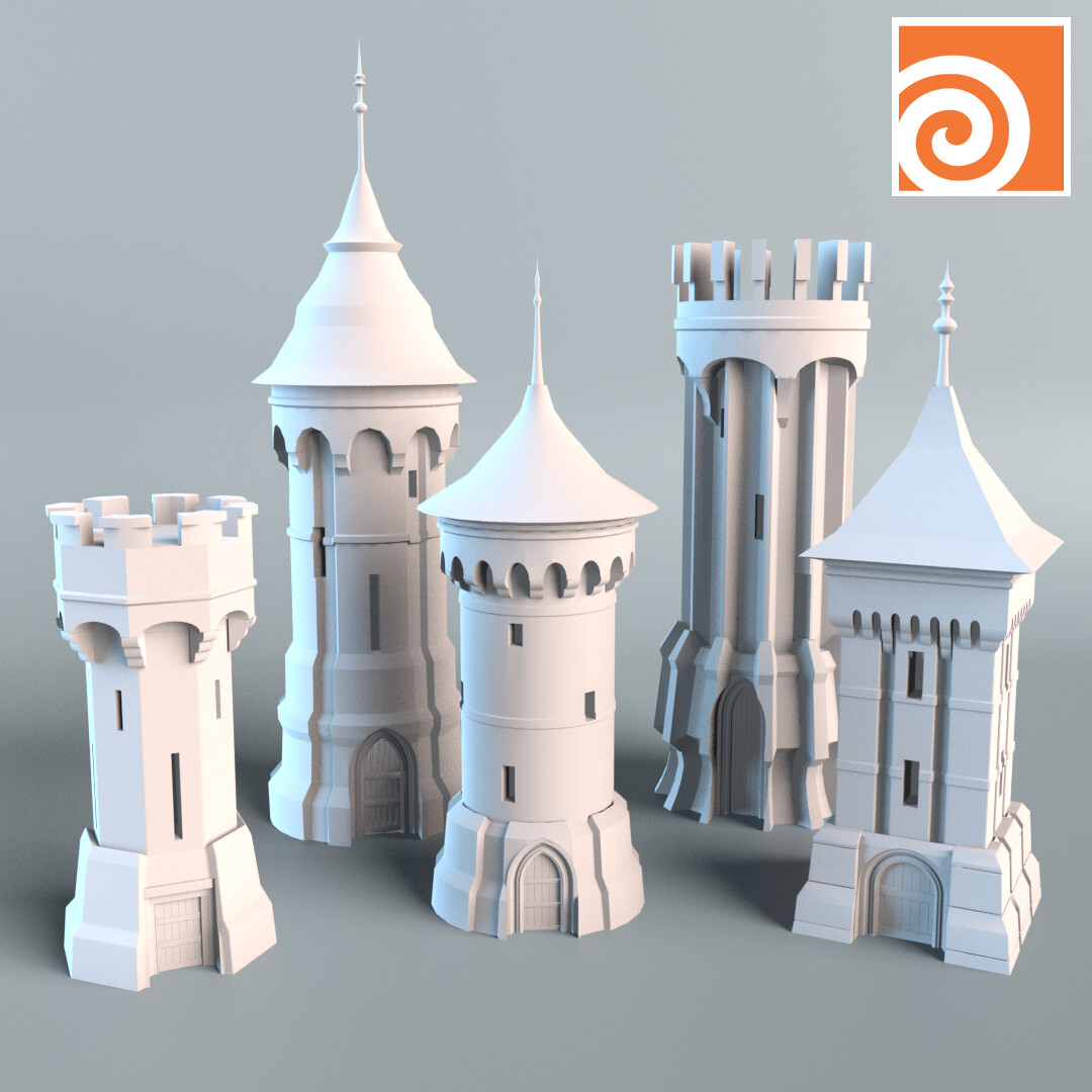 ArtStation - Castle Generator - Houdini