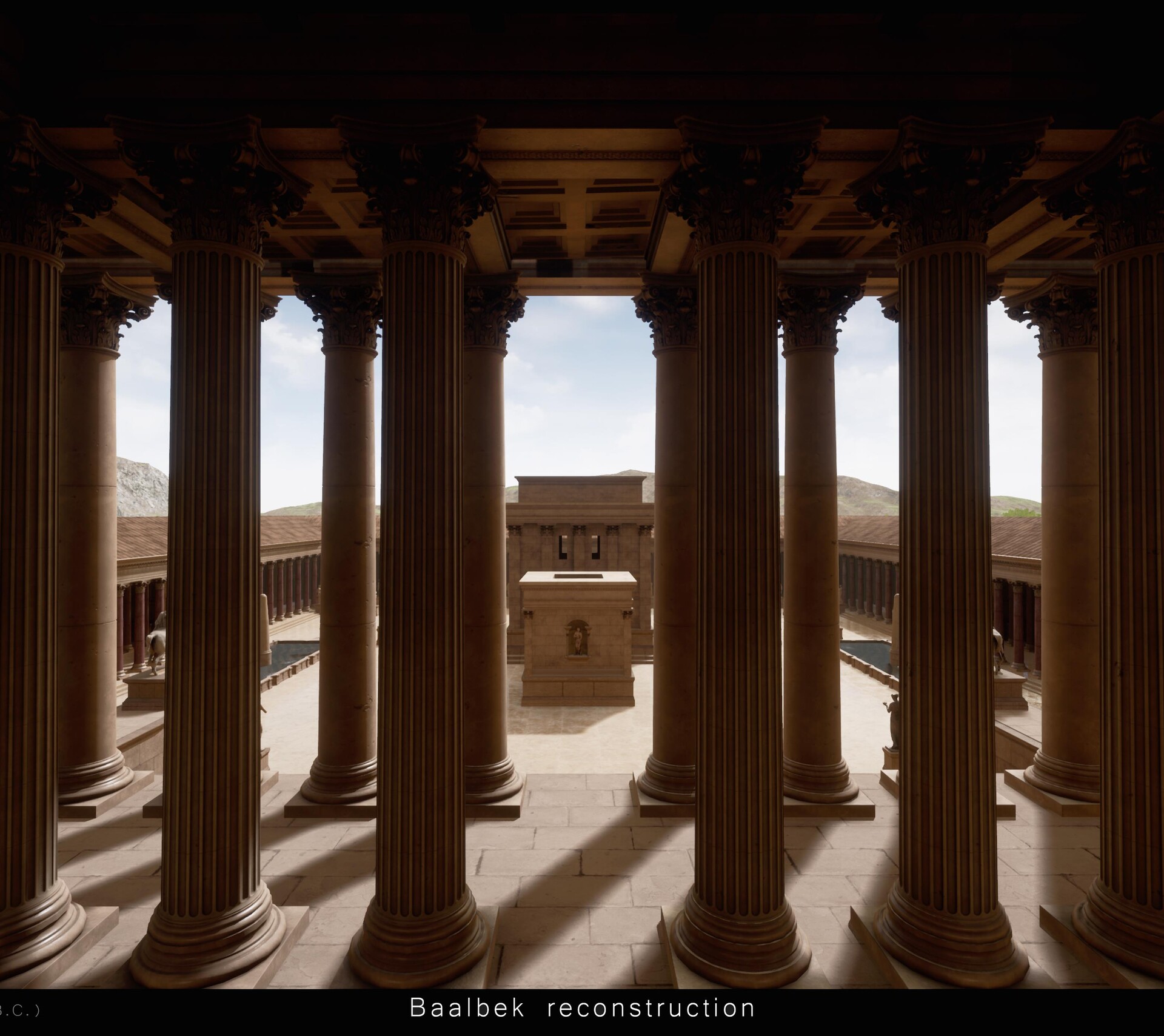ArtStation - Baalbek virtual reconstruction