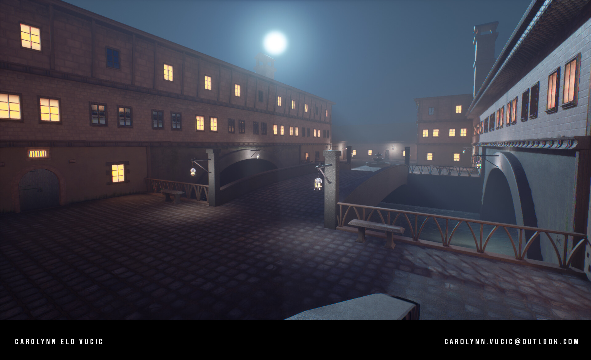 ArtStation - Medieval Town Project for Level Assembly and Lighting Class