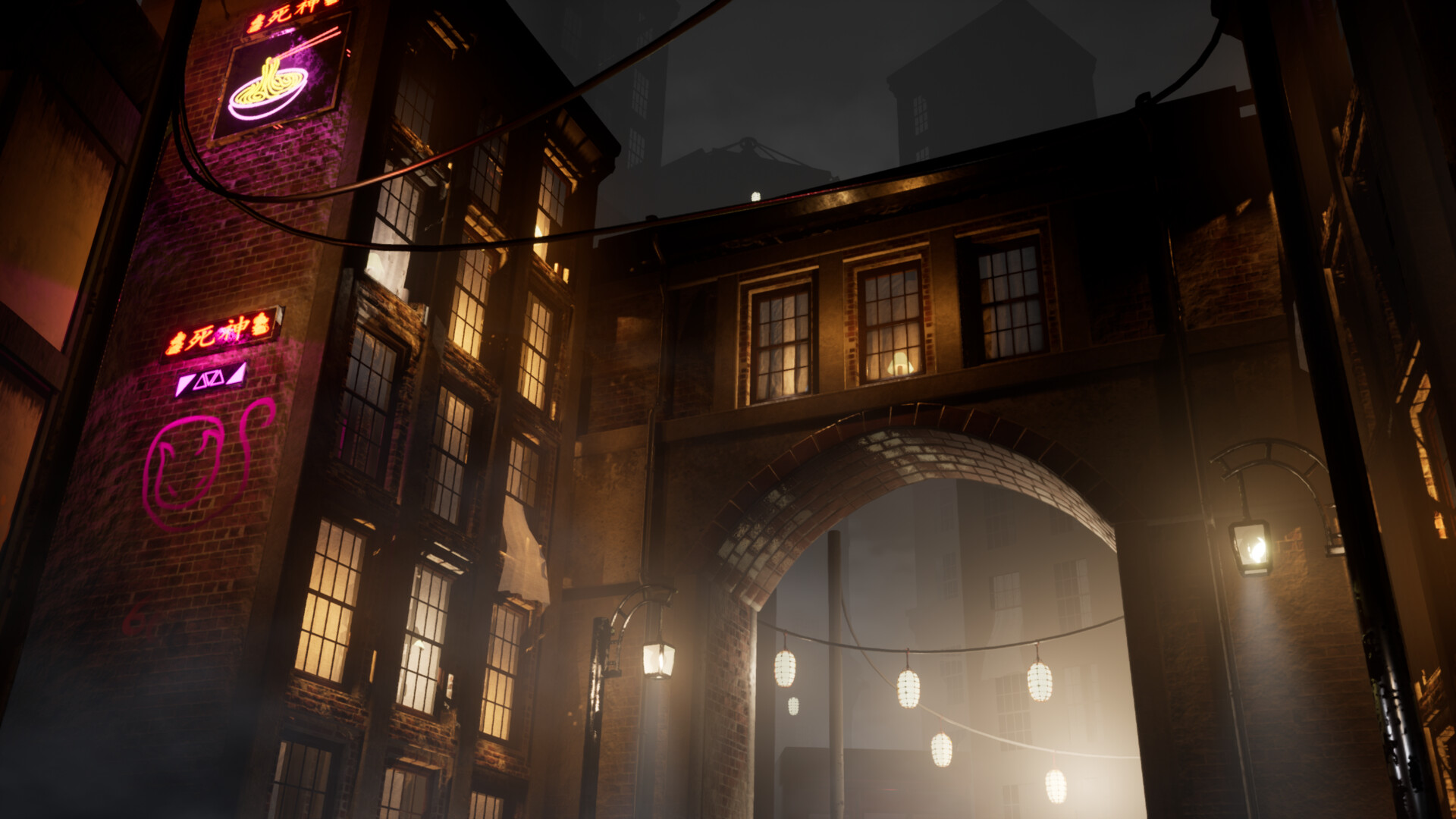 ArtStation - City Environment At Dusk