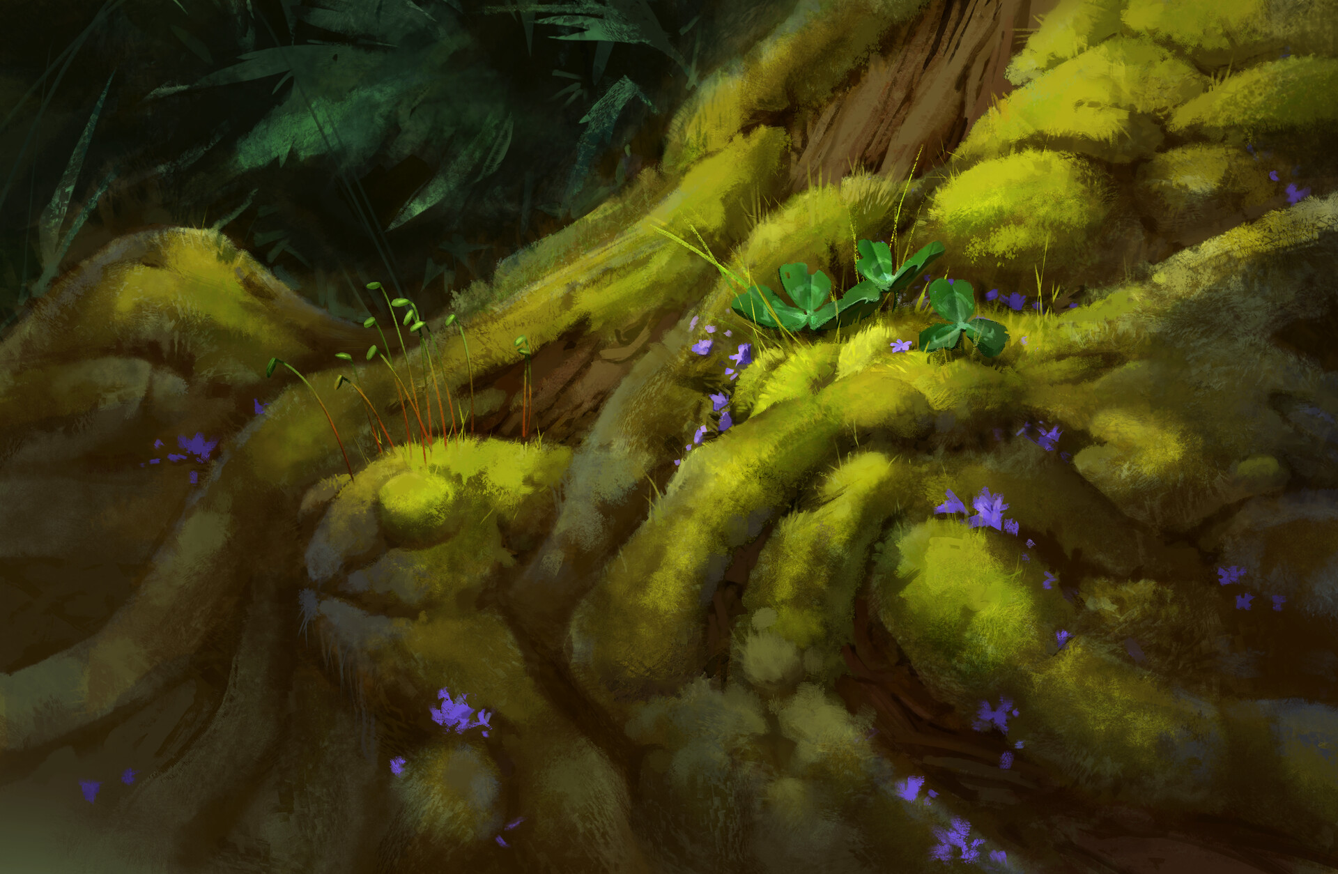 ArtStation - Magic forest