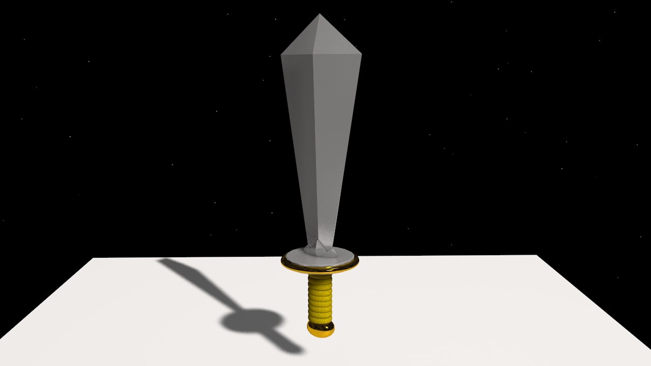 ArtStation - Long Sword Item LoL 3D