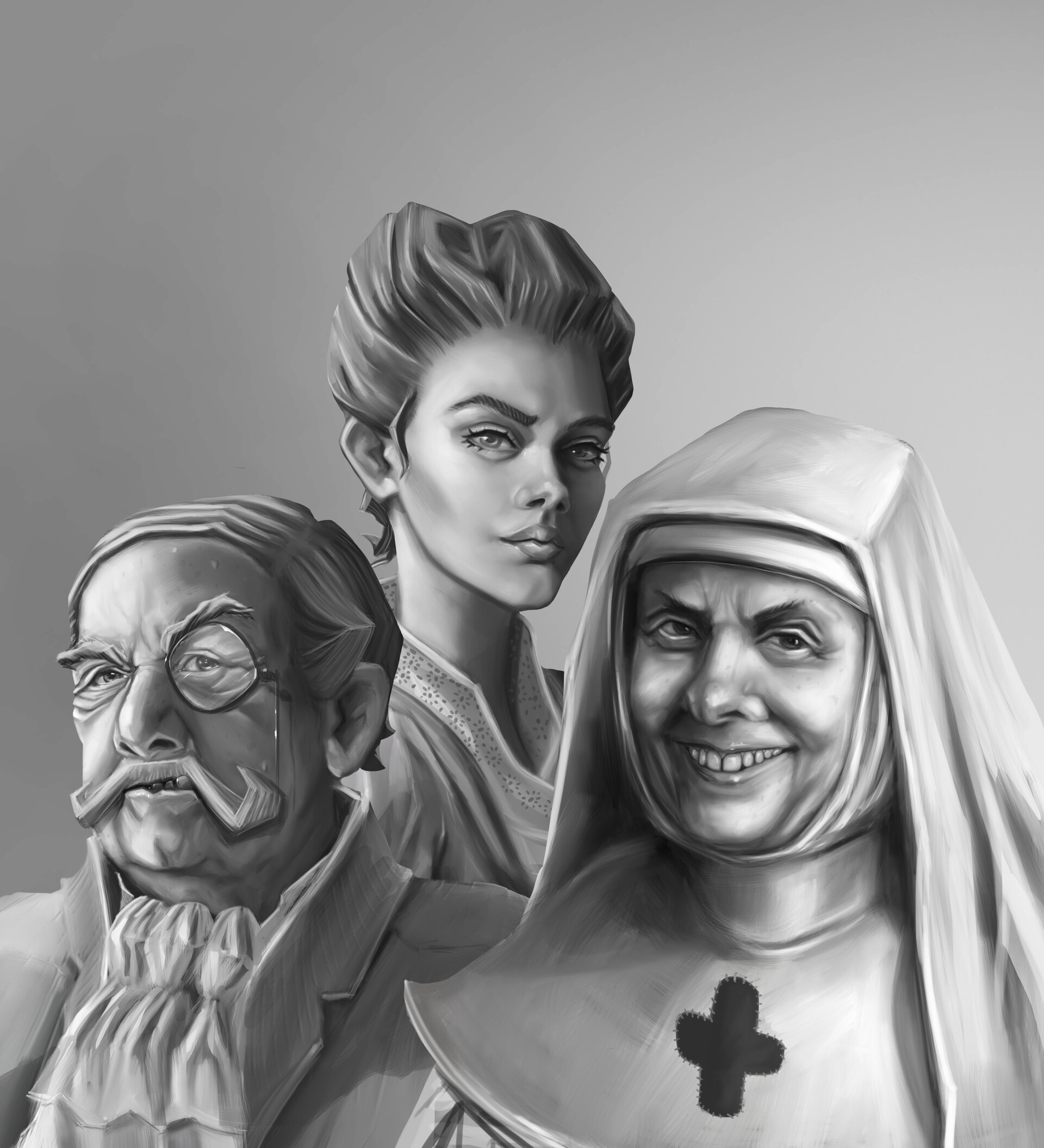 ArtStation - "TREPANATION" - Characters