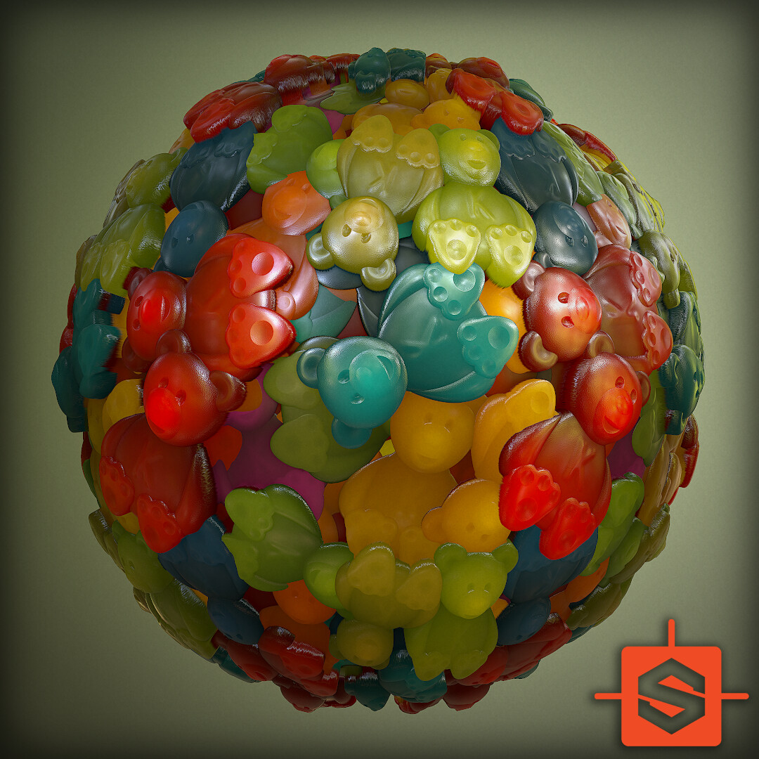 ArtStation - Gummy Bears Material