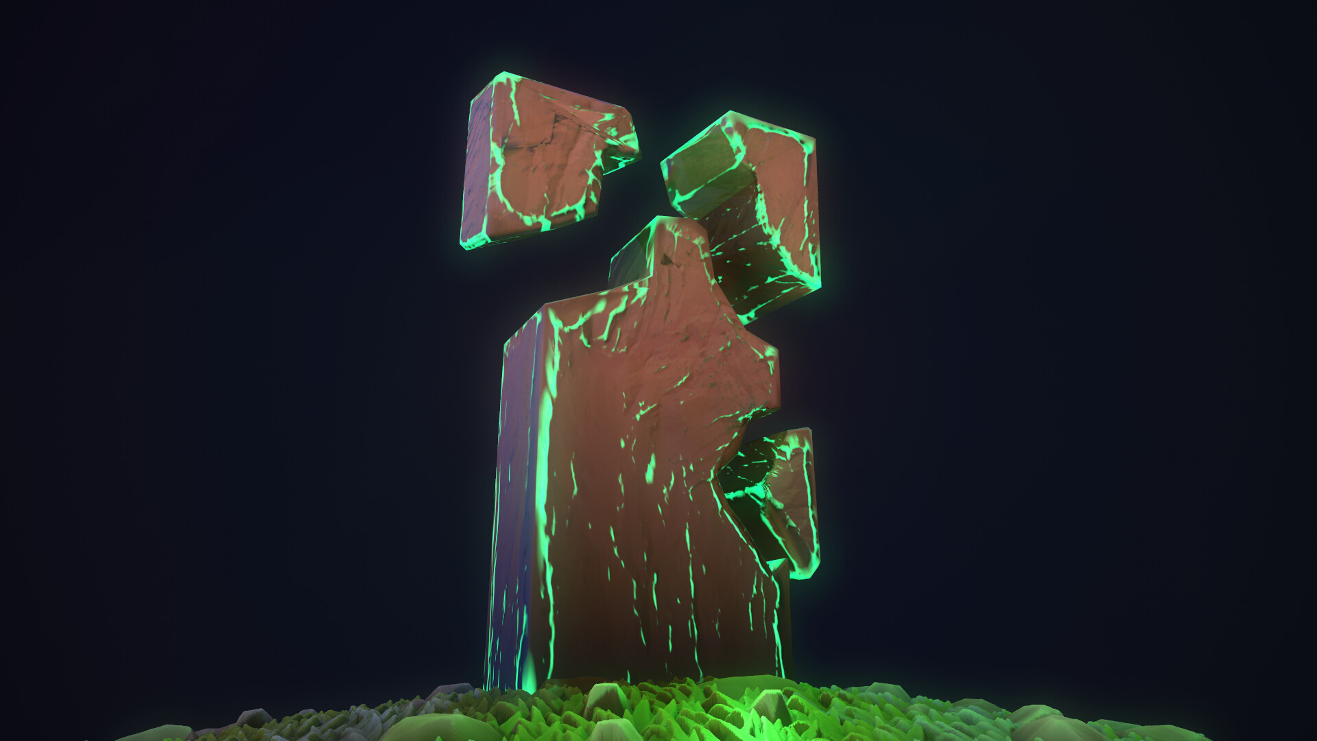 ArtStation - mysterious monolith