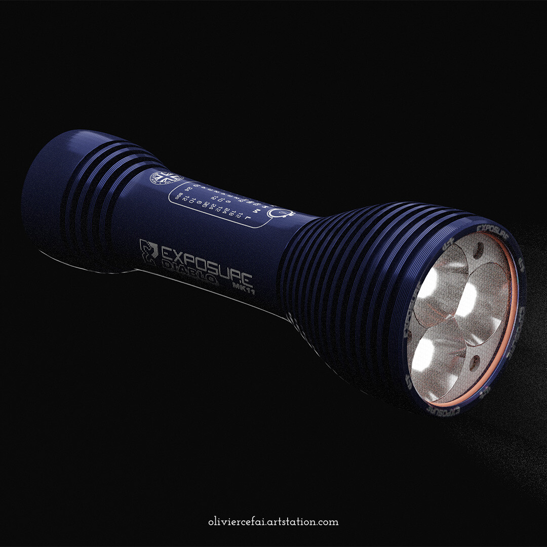 ArtStation - Flashlight - CAD in Blender