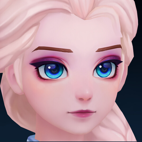 ArtStation - Elsa_Frozen (3D_handpainted)