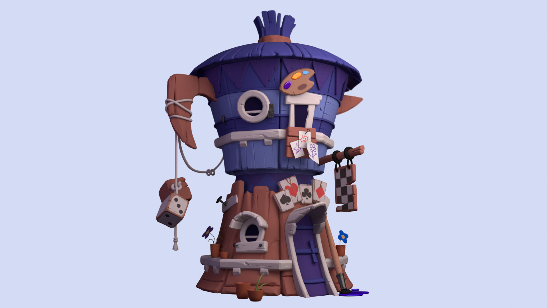 ArtStation - Teapot Tower - Modeling