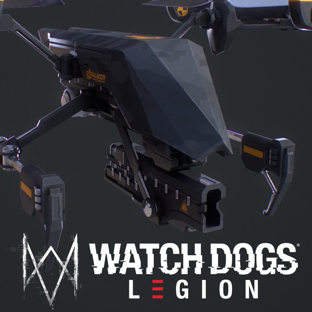 ArtStation - Watch Dogs Legion - Chase Drone