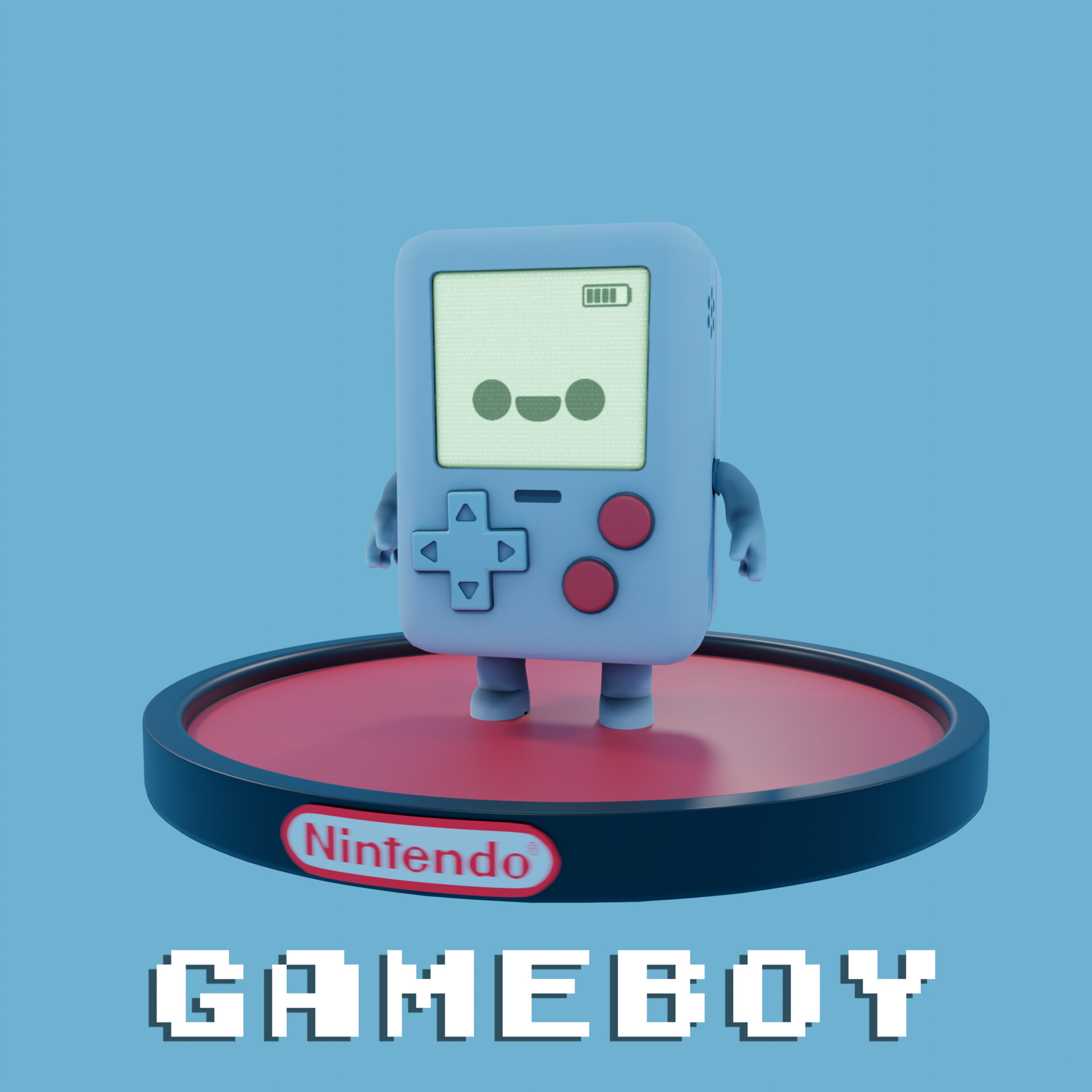 ArtStation - Gameboy Character