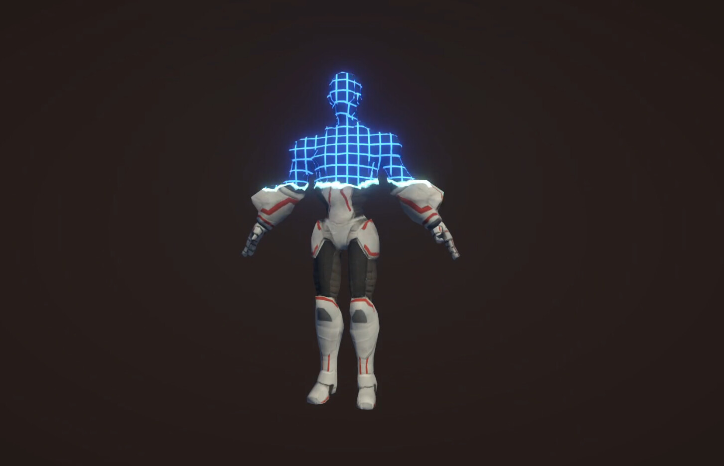 ArtStation - Sci-Fi Hologram Transition | Unity Shadergraph (October 2020)