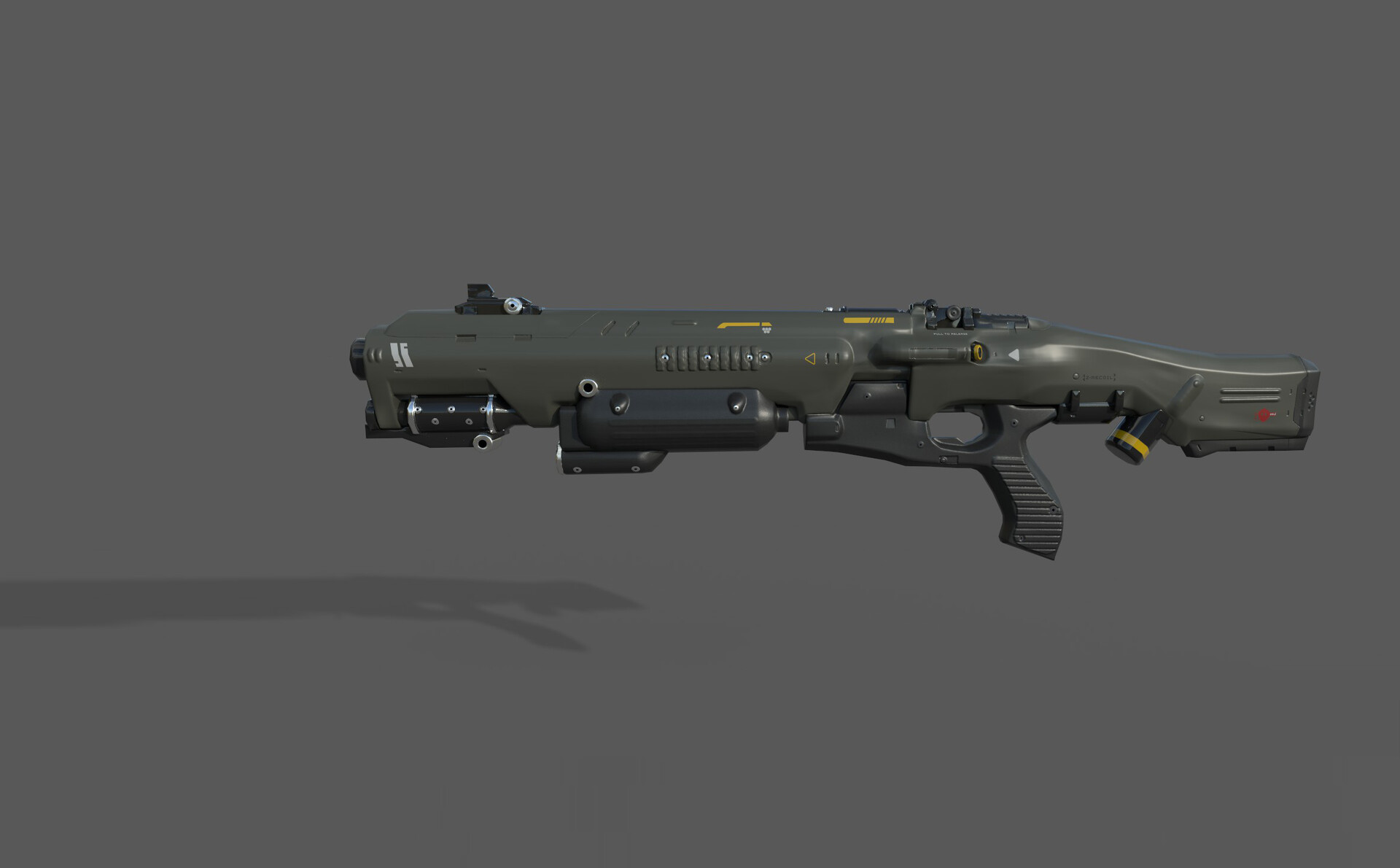 ArtStation - Doom Combat Shotgun Study