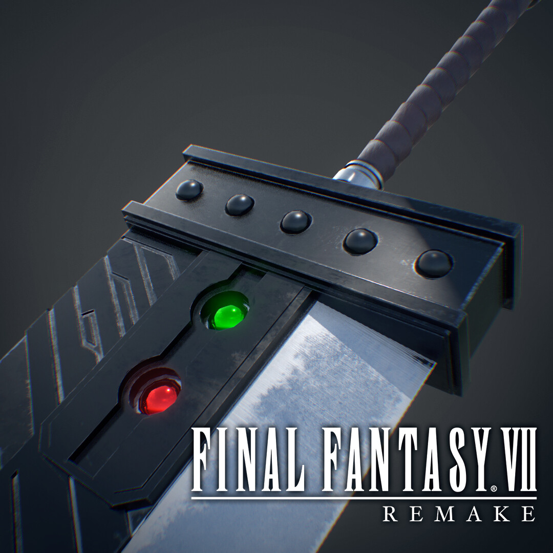 ArtStation - Buster Sword - Cloud Strife Weapon
