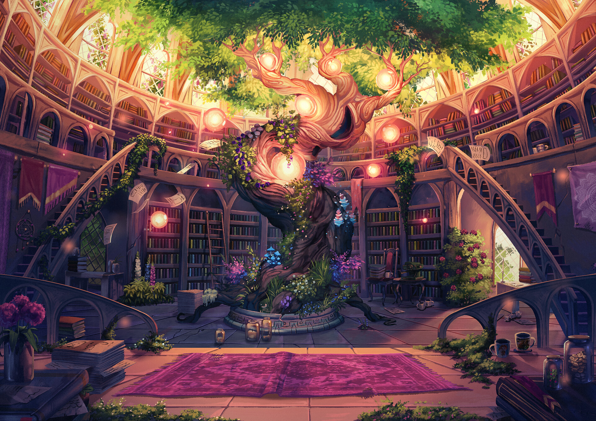 ArtStation - Fantasy background commission