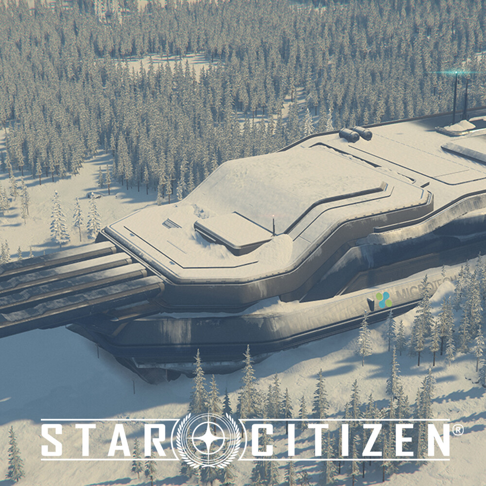 ArtStation - Star Citizen: New Babbage - Spaceport Surface Entrance