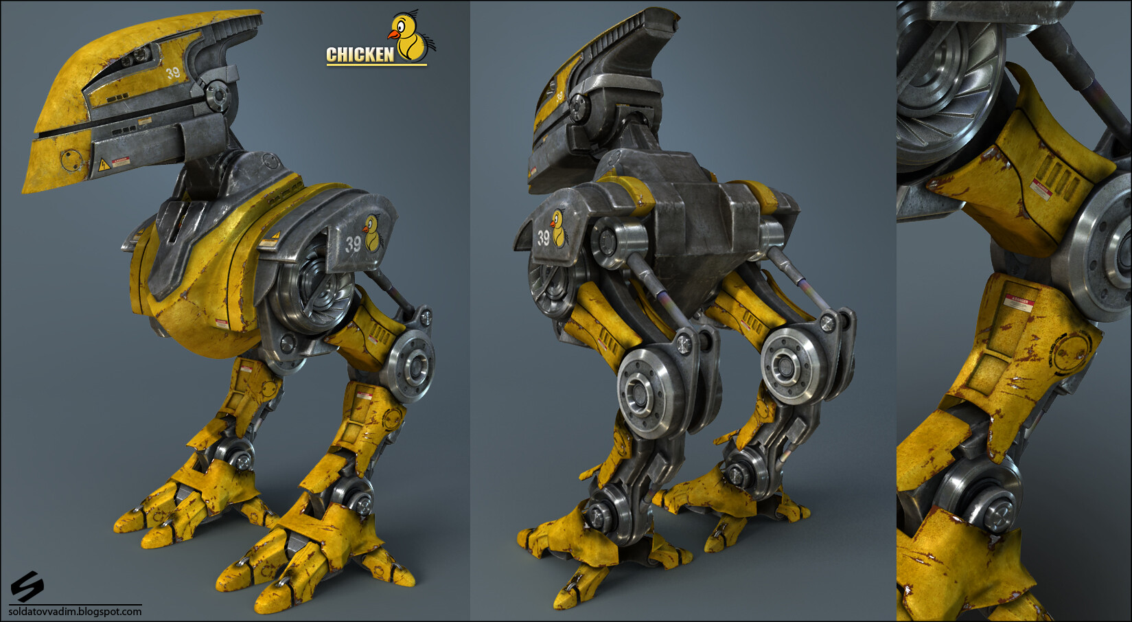 ArtStation - Hi Tech Chicken